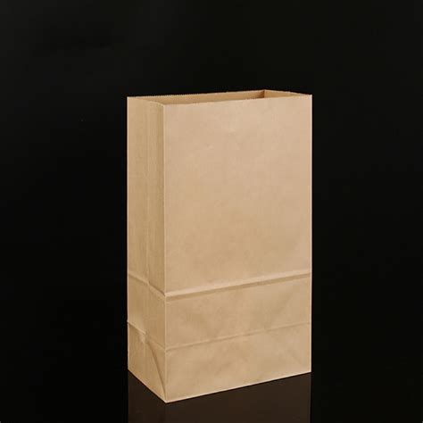 ถุงกระดาษคราฟท์บรรจุอาหาร ใส่ขนม ใส่ของกิน ใส่เบเกอรี่ Food Grade มีก้น มีสองสี ขาว น้ำตาล 100