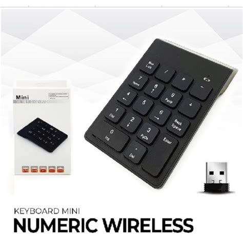 Jual KEYBOARD NUMERIC WIRELESS 2 4ghz Keyboard Numerik Keyboard Angka Shopee Indonesia
