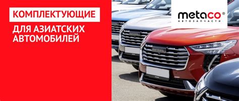Пополнение Metaco: расширяем ассортимент запчастей на азиатский ...
