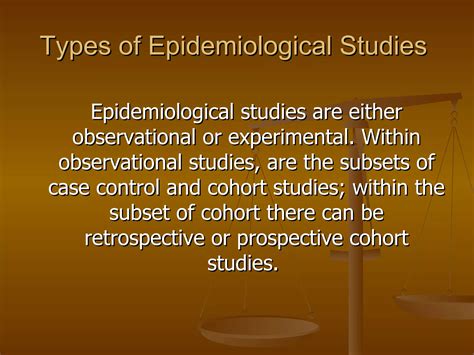 Lecture 1 An Introduction To Epidemiology Ppt