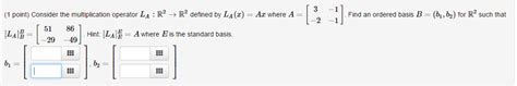 Solved Consider The Multiplication Operator La R2