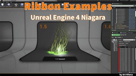 Niagara Ribbon examples in Visual Effects - UE Marketplace