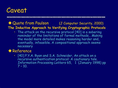 ppt protocol verification by the inductive method powerpoint