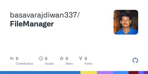 GitHub Basavarajdiwan337 FileManager