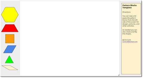 Blank Pattern Block Templates Sampletemplate My Id