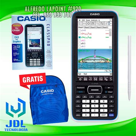 Calculadora Cientifica Classpad Ii Fx Cp400 Jdl Tecnologia