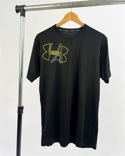 Under Armour Big Yellow Logo Sports T Shirt Garmisland