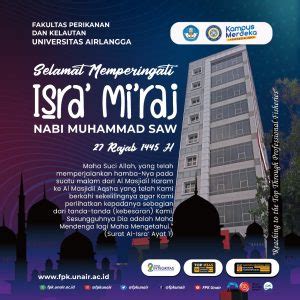 Selamat Memperingati Isra Miraj Nabi Muhammad SAW 27 Rajab 1445 H