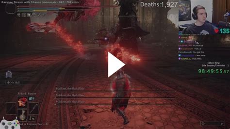 Elden Ring Streamer Beats 10x Maliketh After 35 Hours Of Attempts And 900 Deaths Rlivestreamfail