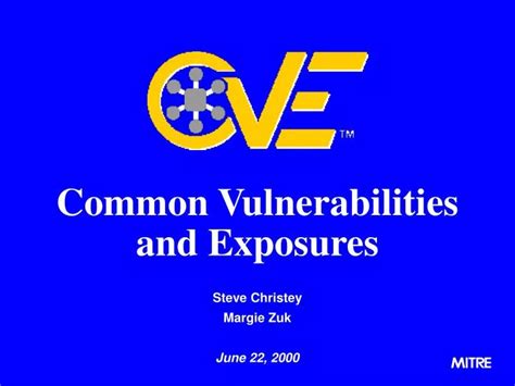 PPT Common Vulnerabilities And Exposures PowerPoint Presentation Free Download ID 6659565