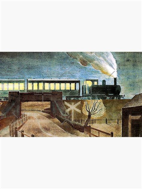 Ravilious Artworks Eric Ravilious Train Landscape Coffee Mug For