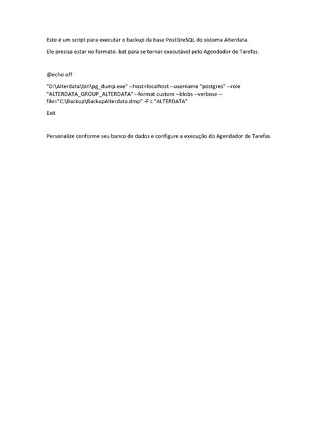 Script Backup Automático Alterdata Pdf