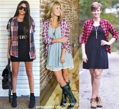 Plaid Flannel Shirt Styling Styledahlia Atelier Yuwaciaojp