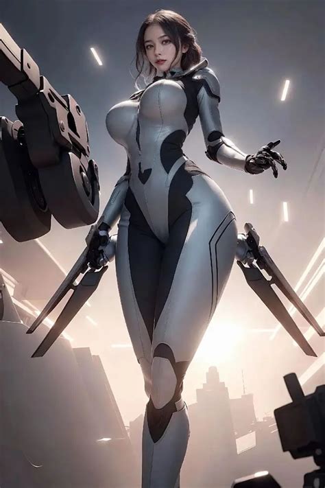 Ai绘图机甲机甲六的图文 画图小能手03的动态图片 人物图片素材 花瓣网