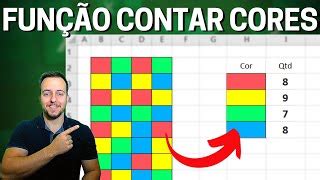Como Contar Cores no Excel Função ContarCores Conta Doovi