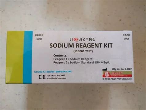 Liquid Sodium Diagnostic Reagent Kit For Vitro Use Purpose At Best Price In Nashik
