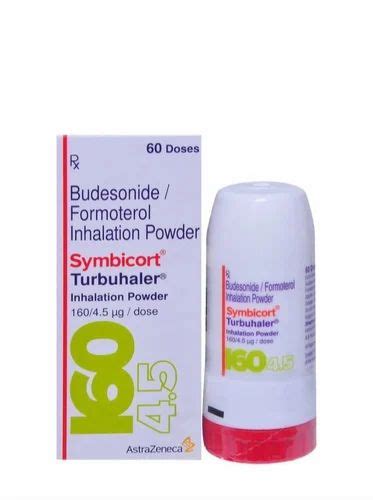 Symbicort 160 Turbuhaler Strength 160 4 5 Mcg Packaging Size 60