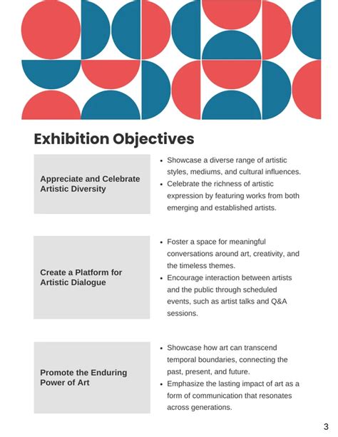Art Exhibition Proposal Template Venngage