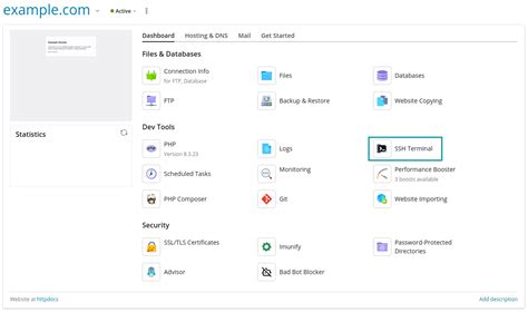 Connect To Your Plesk Server Via SSH Layershift KB