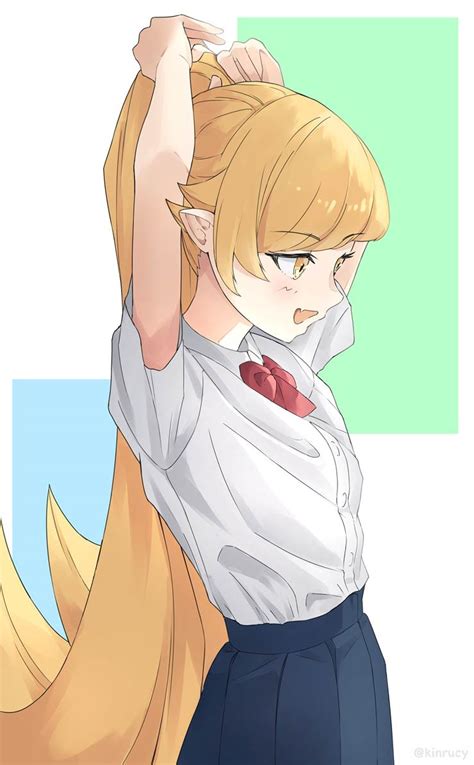 oshino shinobu 物语系列 化物语 Kizumonogatari 女孩子 beautiful girl 萝莉 young girl