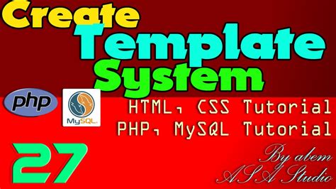 Create Template System 27 Header Image Background And Border Php
