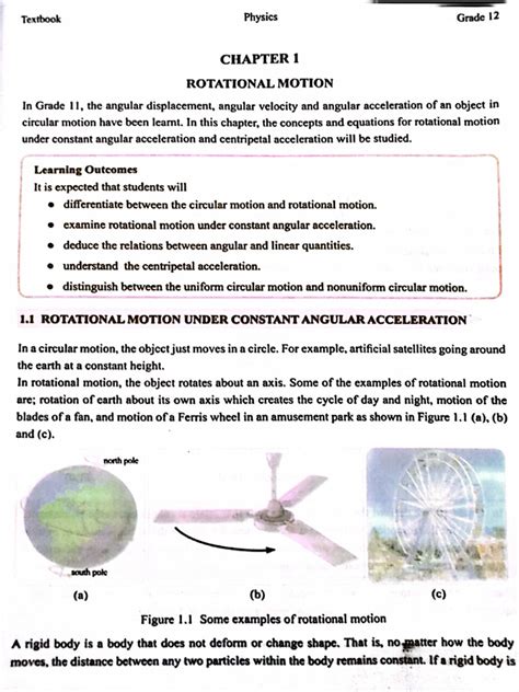Grade 12 Physics Chapter 1 To 8 Textbook Pdf