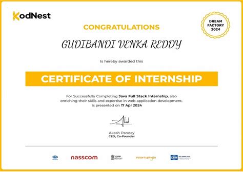 Venka Reddy Gudibandi On Linkedin Kodnest Java