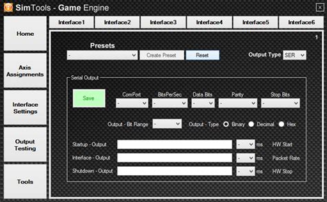 DATA FROM SIMTOOL TO ARDUINO