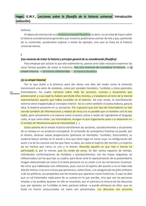 [04] Hegel G W F Lecciones Sobre La Filosofía De La Historia