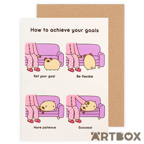 Buy Pusheen The Cat Pugsheen Goals Greeting Card At Artbox