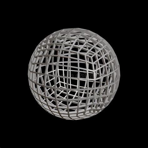 Abstract Sphere Wireframe Vector Illustration Stock Vector Illustration Of Graphic Form
