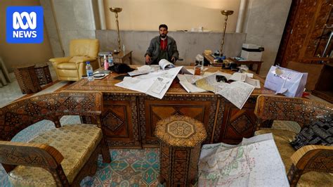 Inside Fallen Syrian Leader Bashar Al Assads Now Looted Presidential