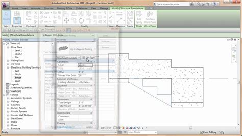 REVIT Stepped Footing Family CADclip Revit News