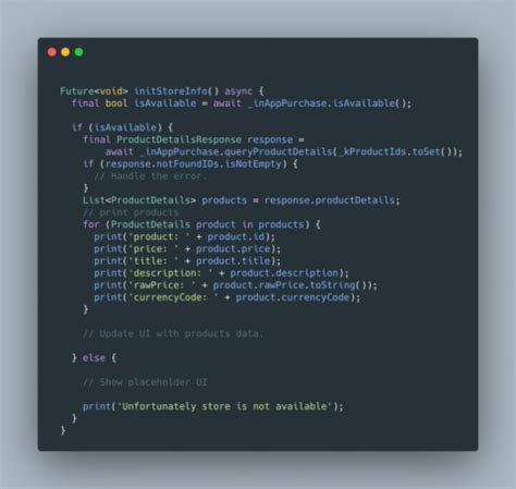 Understanding In App Purchase Apis In Flutter Codemagic Blog