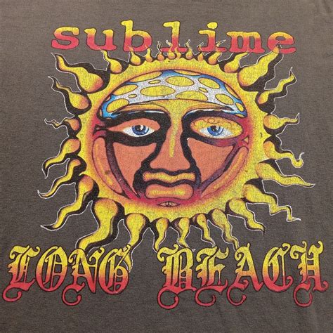 Sublime Sublime Long Beach T Shirt L Graphic Band Tee Rock And Roll Grailed