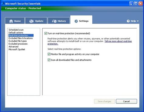 How To Disable Real Time Protection In Microsoft Security Essentials