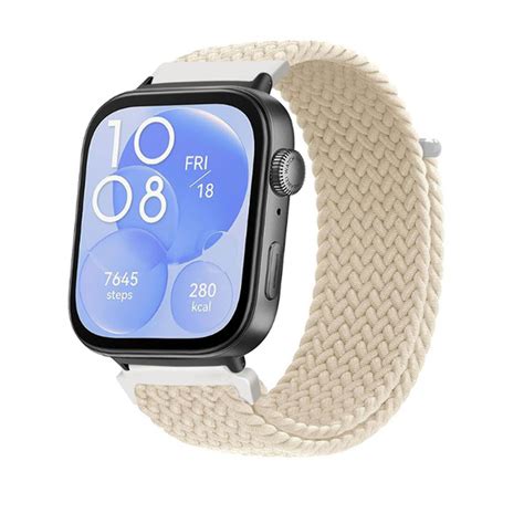 Нейлоновый ремешок с липучкой для Huawei Watch Fit 3 - стильная и ...