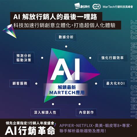 Ai未來能多厲害？今年火熱議題你不能不知道🔥 品牌唯一指定行銷盛會【2023 經理人月刊managertoday