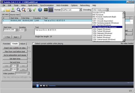 Subtitle Output Messes Up Foreign Characters VideoHelp Forum