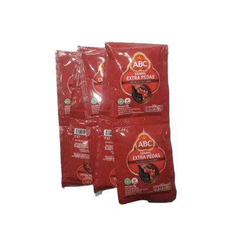 Jual Sambal Extra Pedas Abc Sachet Renceng Shopee Indonesia