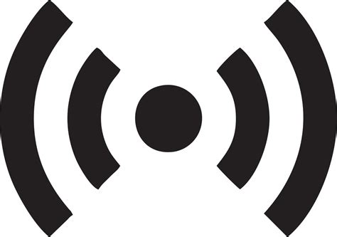 Signal Communication Information Connection Wireless Icon Symbol Vector