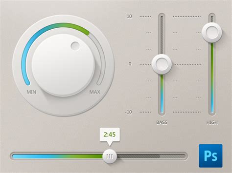 Light Ui Controls Psd Interface Design User Interface Design Ui Design