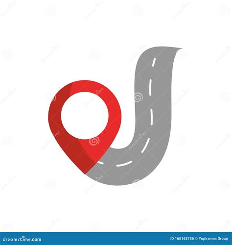 Street Pointer Gps Map And Navigation Stock Vector Illustration Of