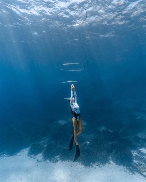 Scuba Diving Visuals On Instagram Flying Through The Rings By