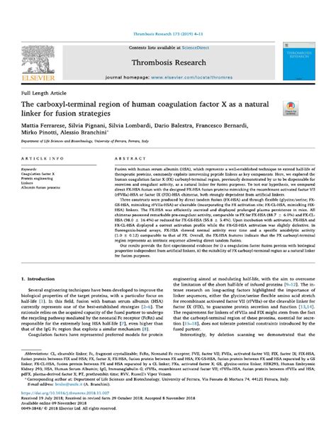 The Carboxyl Terminal Region Of Human Coagulation Factor X As A Natural