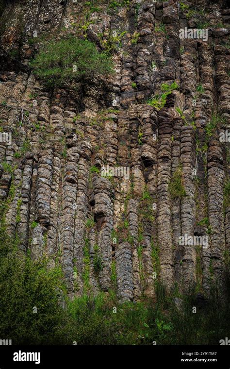 Volcanic Basalt Columns Resembling Organ Pipes At Organ Pipes