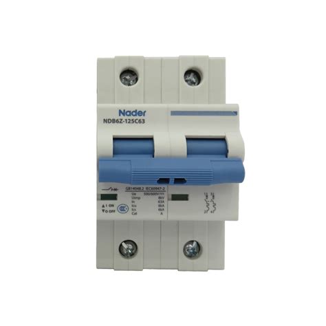Nader Moulded Case Circuit Breaker Ndb6z 125 1p 2p 3p 4p Miniature