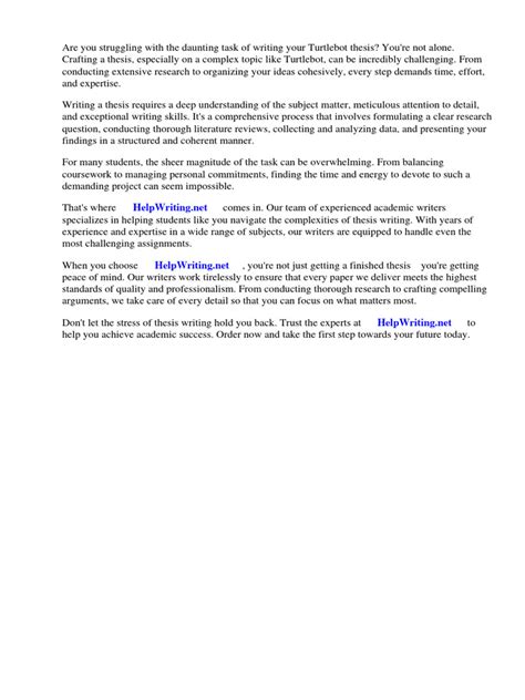 Turtlebot Thesis Pdf Robotics Robot