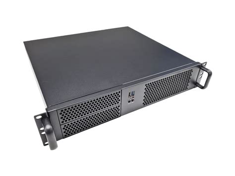 2u Short Atx Chassis Low Profile Pci Card Support 390mm Depth