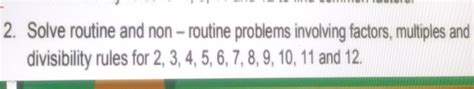 solved 2 solve routine and non routine problems involving factors